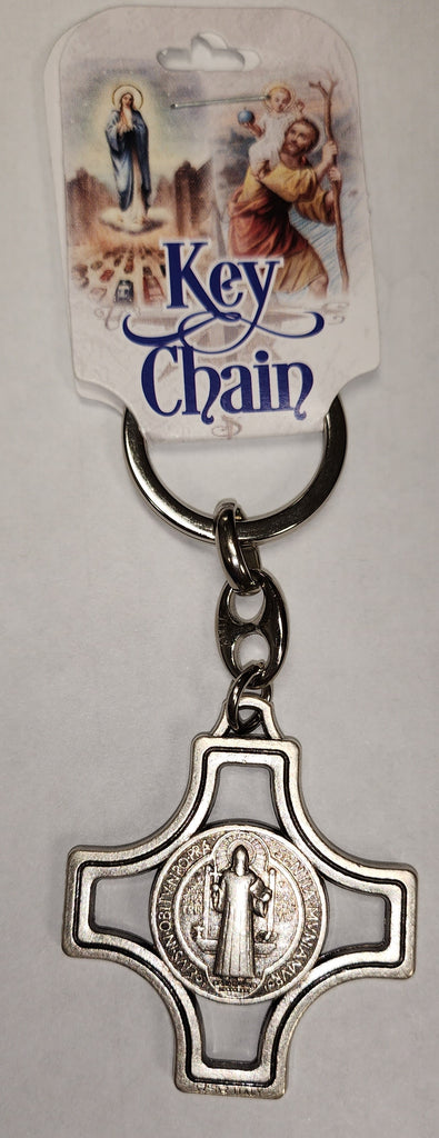 St. Benedict Cutout Cross Keychain – Catholic Book & Gift Store