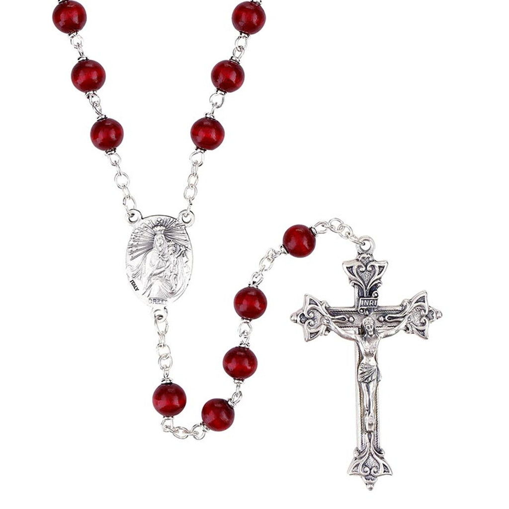 Rose Wood Lock-Link Rosary – Catholic Book & Gift Store