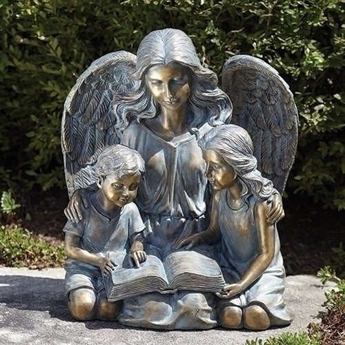 15.5"H ANGEL W/KIDS & BOOK STATUE – Catholic Book & Gift Store