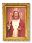 SACRED HEART OF JESUS IN GOLD FRAME – Catholic Book & Gift Store