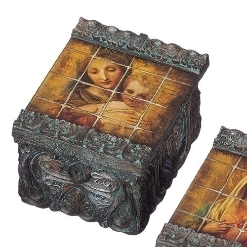 1.5"H MADONNA & CHILD KEEPSAKE BOX – Catholic Book & Gift Store