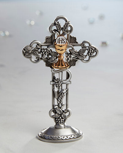 TABLETOP FIRST COMMUNION CROSS – Catholic Book & Gift Store